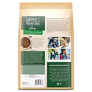 WholeHearted Plus Lamb & Brown Rice Recipe with Whole Grains Dry Dog Food 45 lbs.