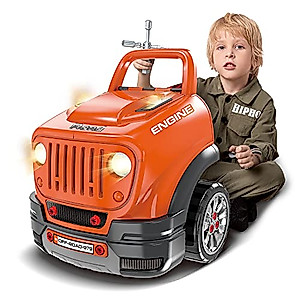 The Bubble Factory ATV Car Mechanic Engine Workshop Remote Control Car with Lights and Realistic Sound Effects - 3 Years+