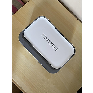 FENYZRUI Plastic Storage Containers for Household Or Domestic use Strong Plastic Rectangular with Lid Suitable for Dryer Sheet, 7.24" X 4.88" X 2.95" Gray 1 Pcs