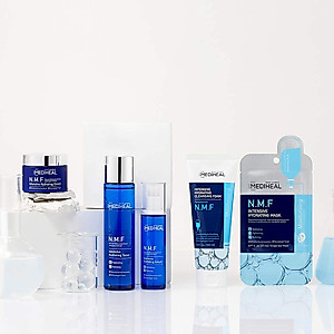 MEDIHEAL N.M.F Intensive Hydrating Toner, No.1 Korean Skincare Brand, 5.5 fl.oz (165ml) Ultra Hydrating and Soothing Boosting Toner for Dry and Rough Skin