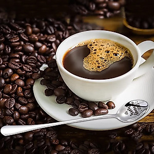 Good Morning Mom Funny Spoon, Birthday Gift, Gift Basket Ideas, Coffee Lover, Women, Mom Gifts, Mother's Day Gifts