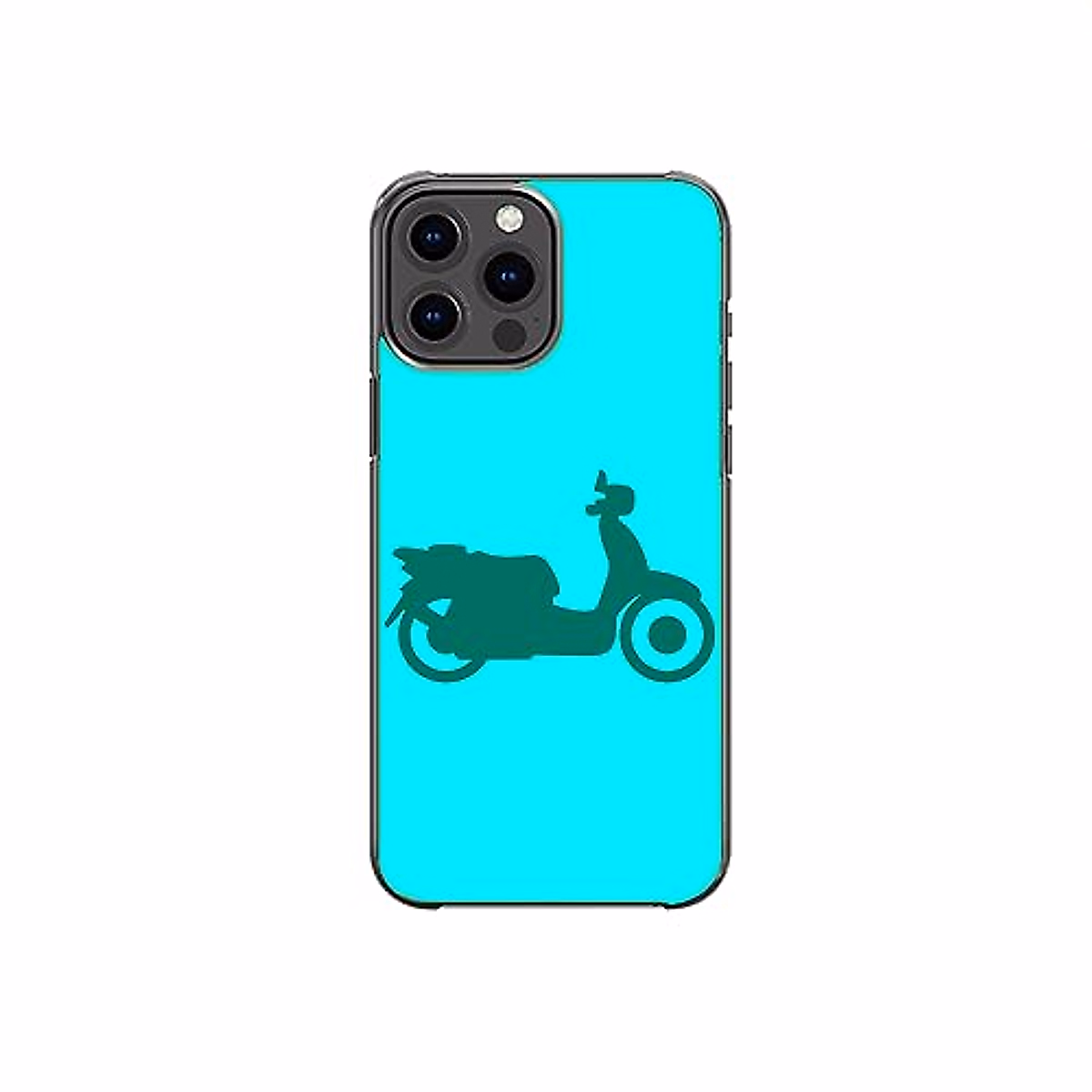 Scooter Silhouette Clipart Pattern Art Design Anti-Fall and Shockproof Gift iPhone case (iPhone XR)