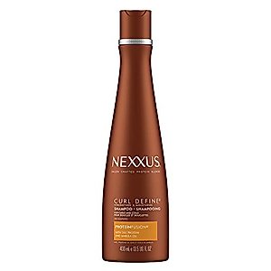 Nexxus Curl DefineCurl Define Shampoo Sulfate free For Curly & Coily Hair with ProteinFusion Curl Enhancer & Strengthening Shampoo 13.5 oz