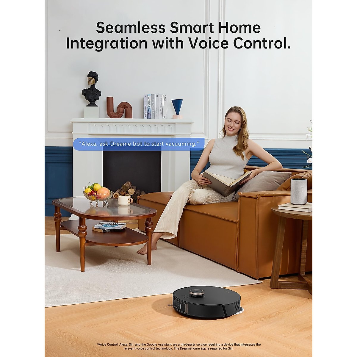 dreame L20 Ultra Robot Vacuum and Mop with Mop-Extend, Auto Mop Removal & Raising, Washing and Drying, 7000Pa Suction, Self-Emptying, Self-Refilling, AI Obstacle Avoidance