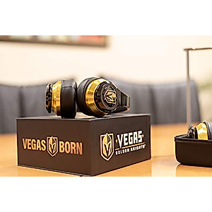 Krankz Audio VGK Noise Cancelling Bluetooth Headphones - Wireless Wired Over Ear Headphones for Phones, Gaming, Computer - Comfortable Ear Pads, Built-in Microphone - Up to 44 Hours Battery Life