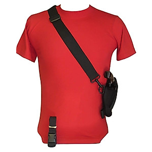 Bandolier Shoulder Holster 2"-2 1/2" Small Revolver 38, 357, 22 - J Frame Black