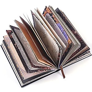 PUKYO Colorful Journal Notebook, Vintage Journal for Women and Men, Hardcover Diary Printed Pages Journals for Writing, Cute Notebook Journal, Decorative Journals for Girls, 256 Page (7.6x5.2 inches)