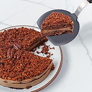 Tenta tenta kitchen Silicone Turner Wide Pancake Spatula Pizza Peel Kitchen Utensil Nonstick Cookware Safe Kitchen Flipper for Griddle Cooking and Baking- 600°F Heat-Resistant Rubber Egg Spatulas.