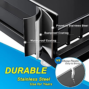 HFXBearArmor Sink Organizer, Pull Out Cabinet Organizer Slide Out Sliding Shelf Under Cabinet Storage Multi-Use for Under Kitchen Bathroom Sink Organizers and Storage