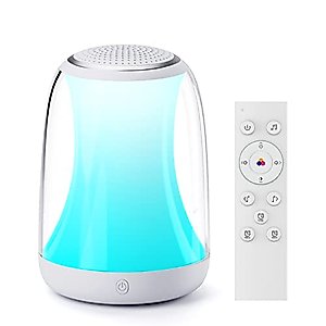 Hotmoon Baby Night Light with White Noise Machine for Adults Kids, Touch Nursery Lamp, Soothing Sounds Lullaby Sleeping Light for Mom Breastfeeding Care, Baby Essentials for Newborn, Remote Control