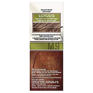 Clairol Natural Instincts Semi-Permanent Hair Dye for Men, M9 Light Brown Hair Color, Pack of 3