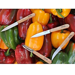 OPINEL Essentials Kitchen Knife Box Set - Olive Wood