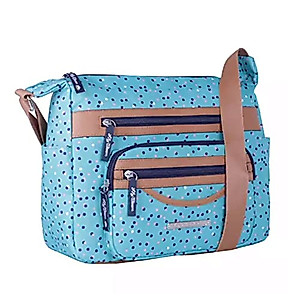 Lily Bloom Kara Coho Crossbody Hobo Bag (Shadow Dot)