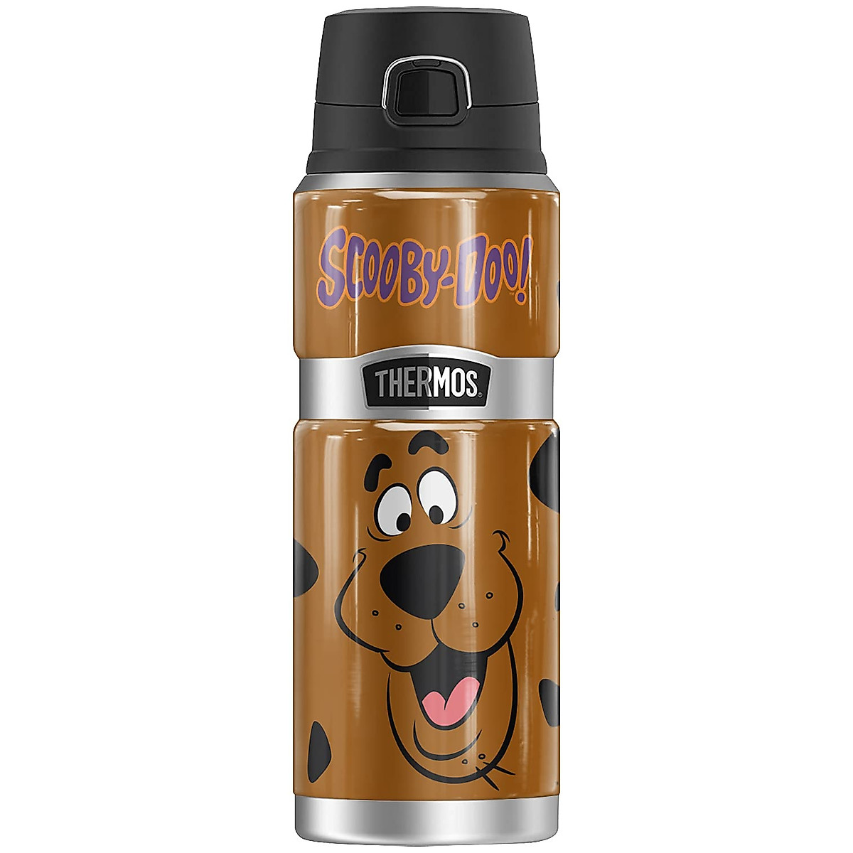 Scooby-Doo Face THERMOS STAINLESS KING Stainless Steel Drink Bottle, Vacuum insulated & Double Wall, 24oz
