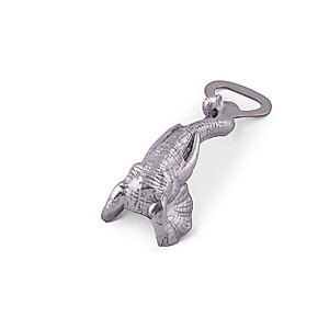 Arthur Court Aluminum Elephant Beer Bottle Opener, Durable & Detailed - Father's Day Gift, Elephant Party Favor for Alabama Fans, GOP, Nature Lovers, Groomsman Gift - Elegant Gift Box - 5.5 Inch Long