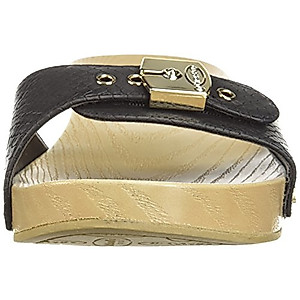 Dr. Scholl's Shoes Women's Classic Slide Sandal, Black Snake Print, 8 M US