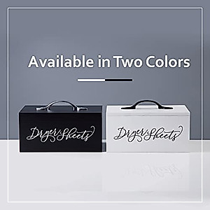 Dryer Sheet Container with Lid for Laundry Room Organization – Wooden Dryer Sheets Holder – Farmhouse Laundry Room Decor – Cute Modern Laundry Room Organization and Storage