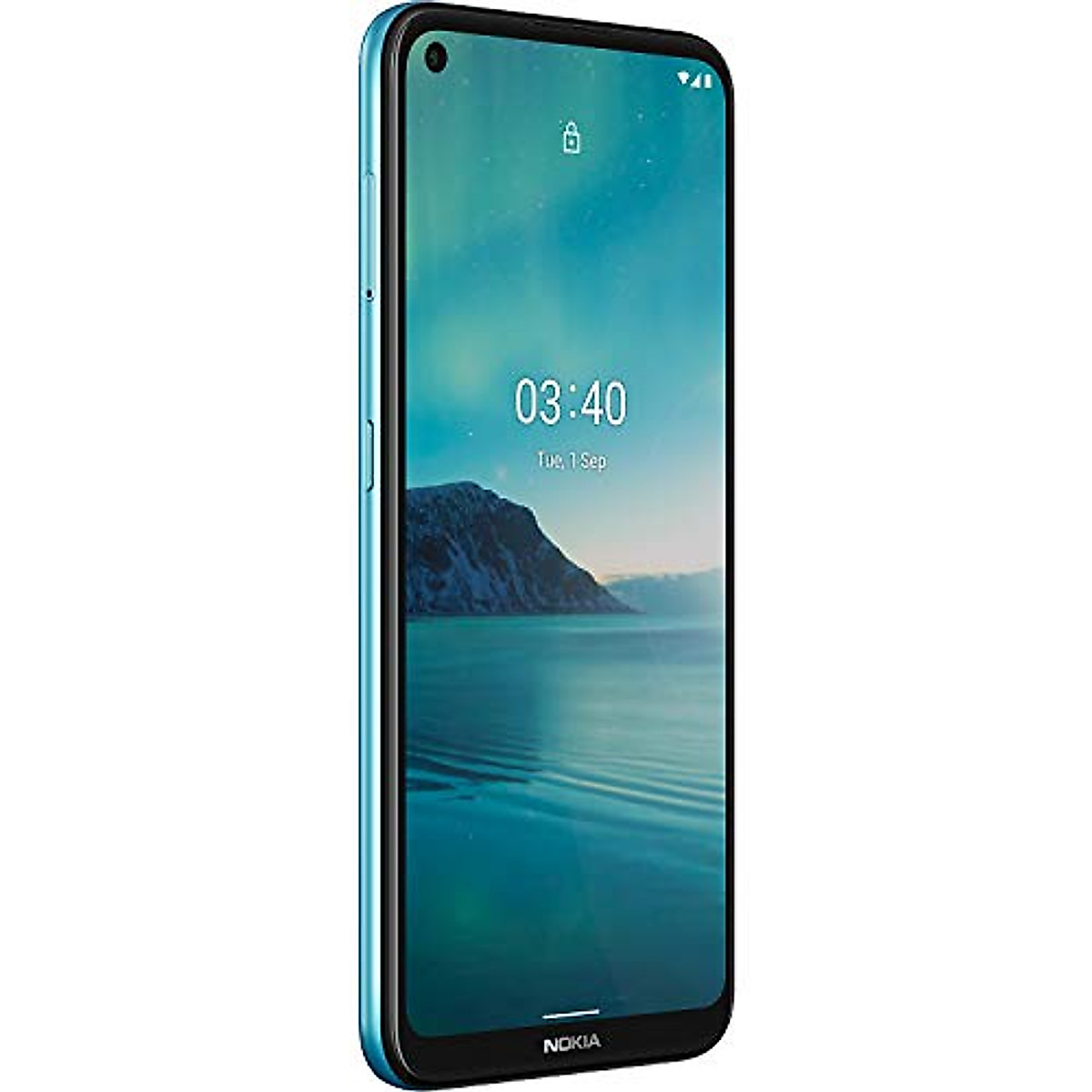 Nokia 3.4 | Android 10 | Unlocked Smartphone | 2-Day Battery | US Version | 3/64GB | 6.39-Inch Screen | Triple Camera | Fjord Blue