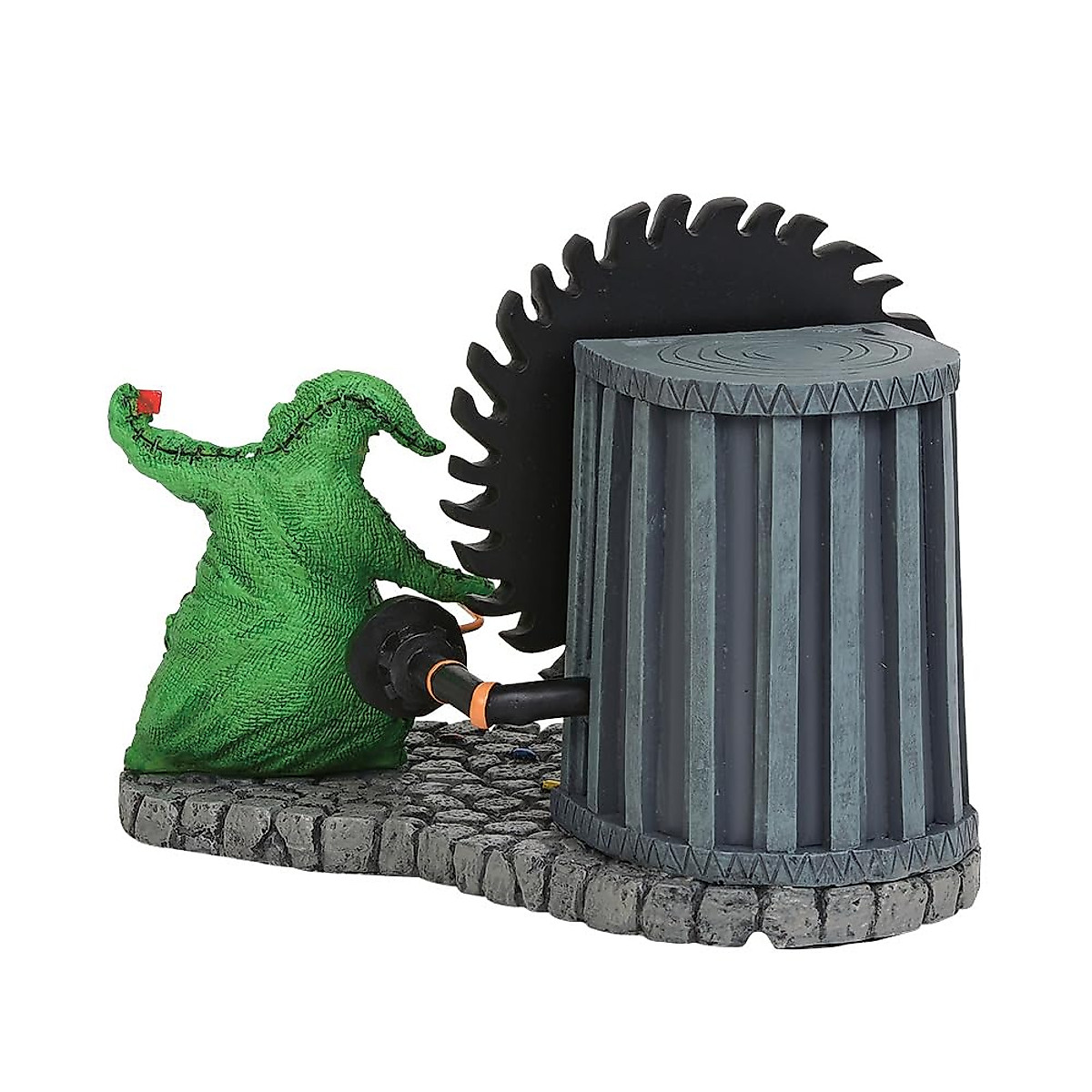 Department 56 Disney the Nightmare Before Christmas Village Accessories Oogie Boogie Gives a Spin Lit Animated Figurine, 4.33 Inch, Multicolor
