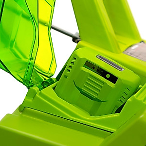 Earthwise SN74022 22" 40V Cordless Electric Snow Thrower, (4.0AH Battery & Charger Included)