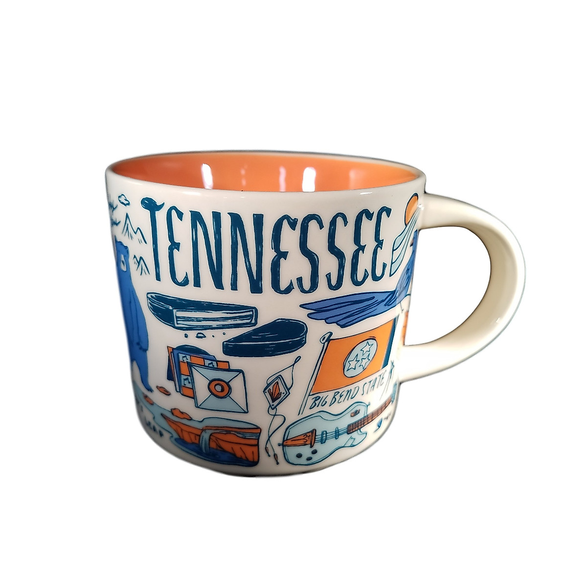 Starbucks Tennessee Coffee Mug Been There Series Across the Globe Collection,14 ounces