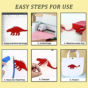 Pawkyjar 3D Puff HTV, 10inch x 3.3feet 3D Puff Heat Transfer Vinyl Roll, Orange Yellow 3D Puff Iron On Vinyl for DIY T-Shirt Clothes Bag Pillow Textile Fabric, Puff Foaming HTV Vinyl