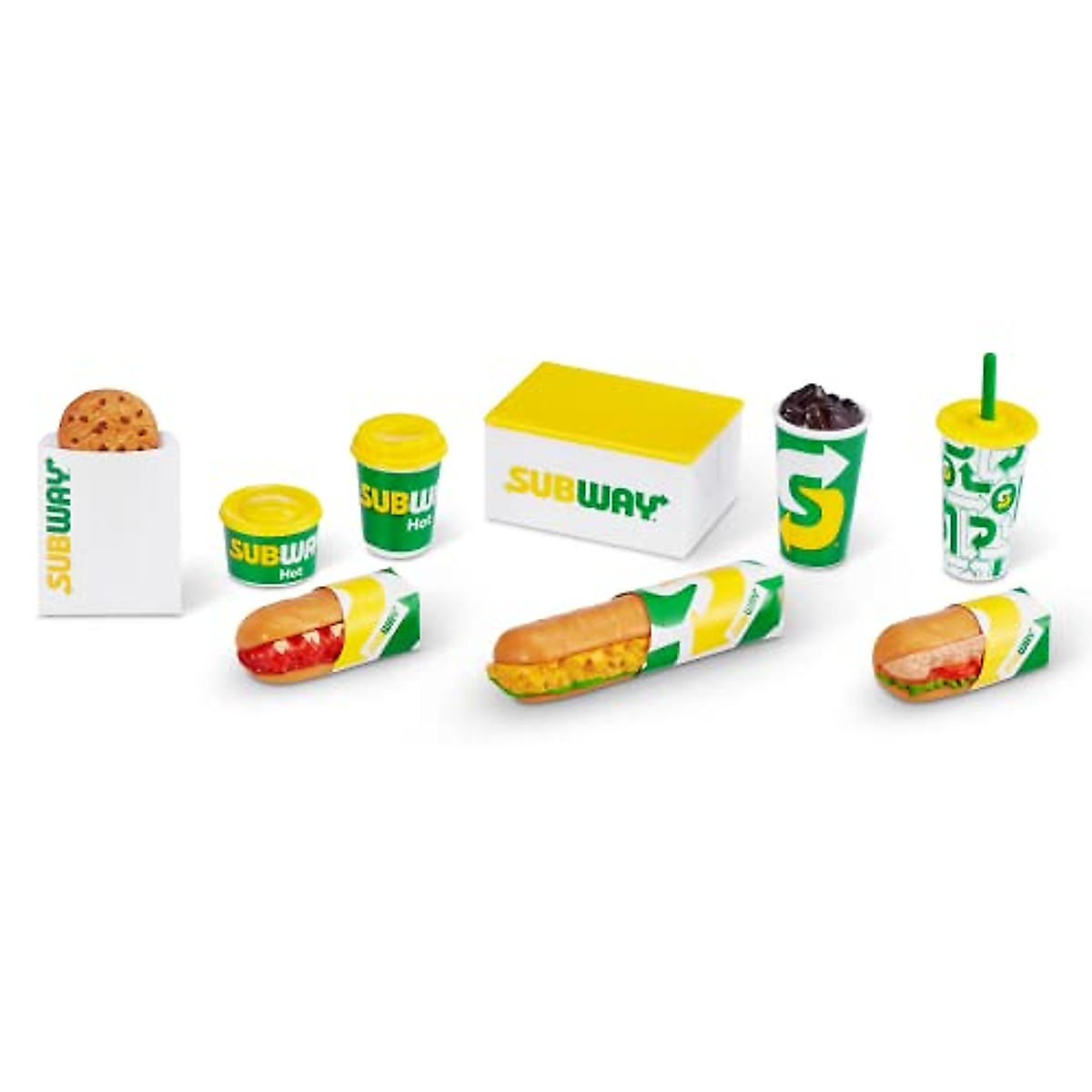 5 Surprise Foodie Mini Brands (2 Pack) by ZURU, Mystery Capsule Real Miniature Brands Collectibles, Fast Food Toys and Shopping Accessories