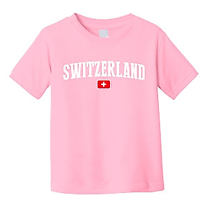 Switzerland toddler soccer T-shirt national team for world cup 2022 boys girls kids Swiss