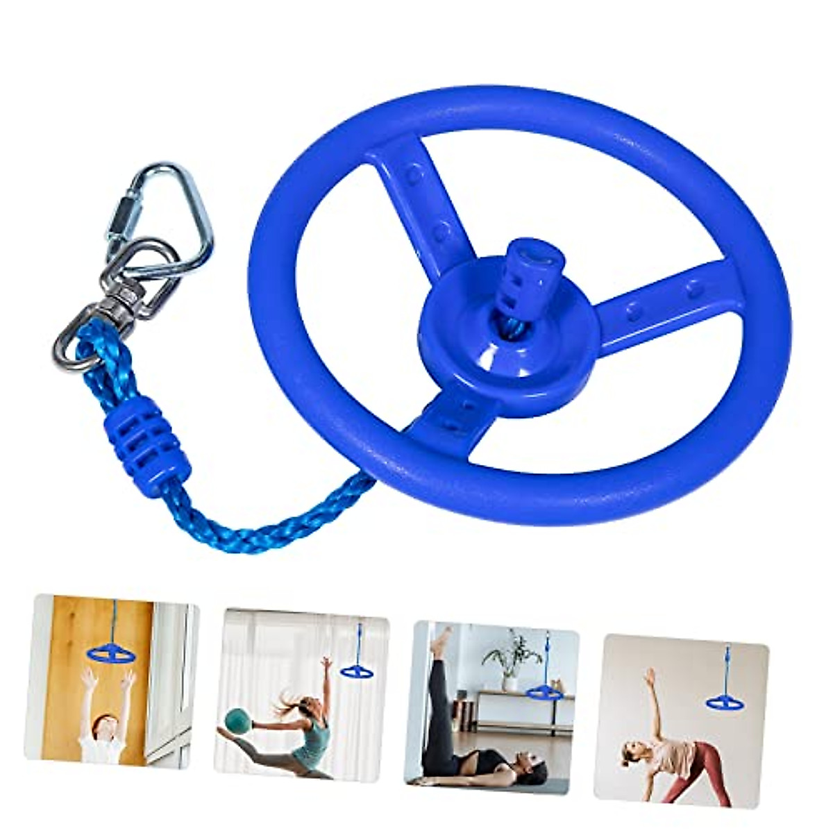 Ninja Wheel Interior Accessories Outdoor Accessories Swing Indoor Backyard Balance Equipment Outdoor Playground Gym Monkey Wheel Indoor Hanging Ring Swing Gym Ring Sports Abs