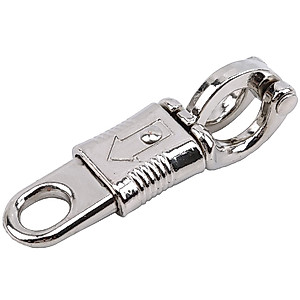 MOONRING Horse Panic Clip Buckle Quick Release Panic Hook Snap Outdoor Sports Accessories, Silver