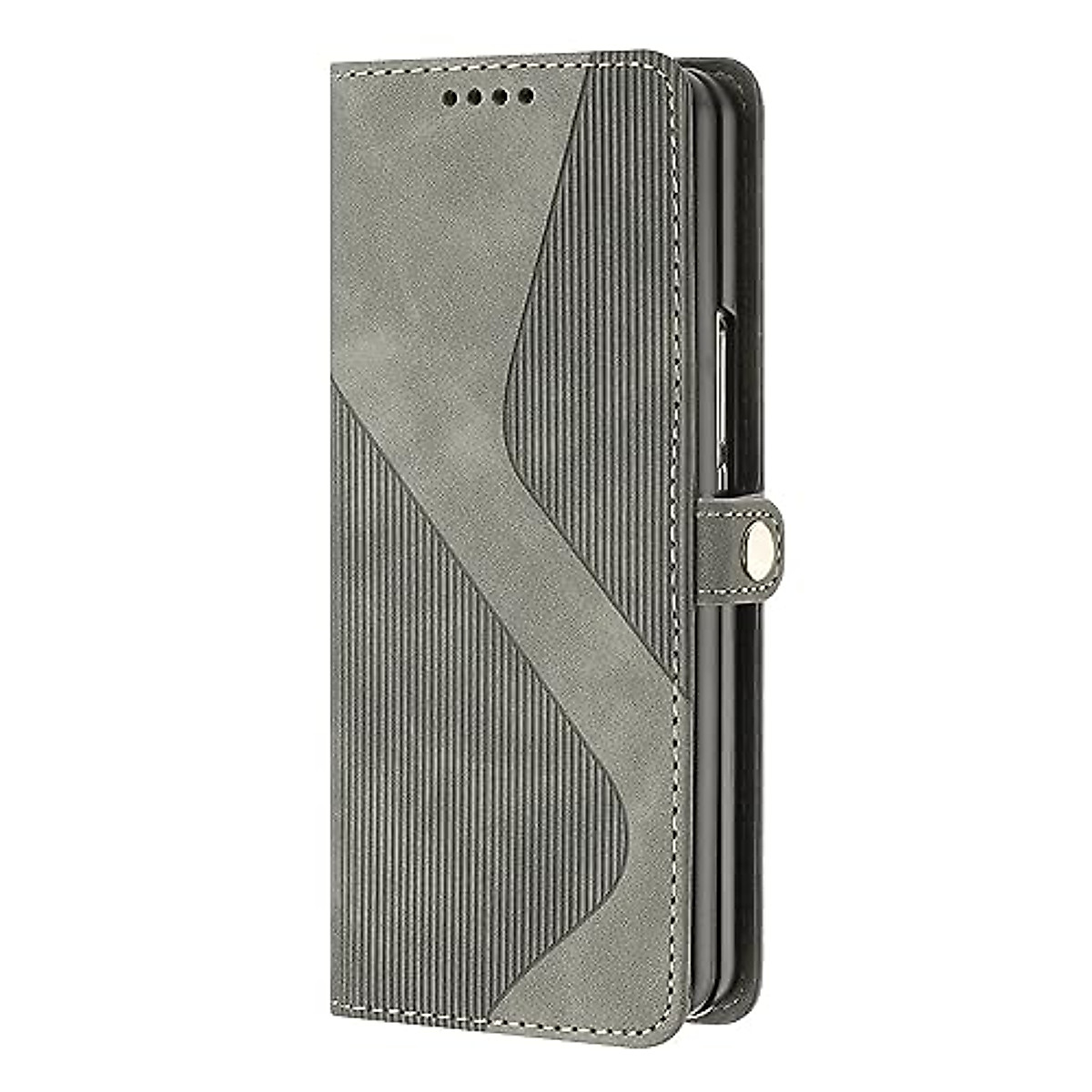 Phone Flip Case Wallet Case for Samsung Galaxy Z Fold 5 2023, Compatible with Samsung Galaxy Z Fold 5 Case [TPU Shockproof Interior Case]PU Leather Case with Magnetic Flip Cover phone protection ( Col