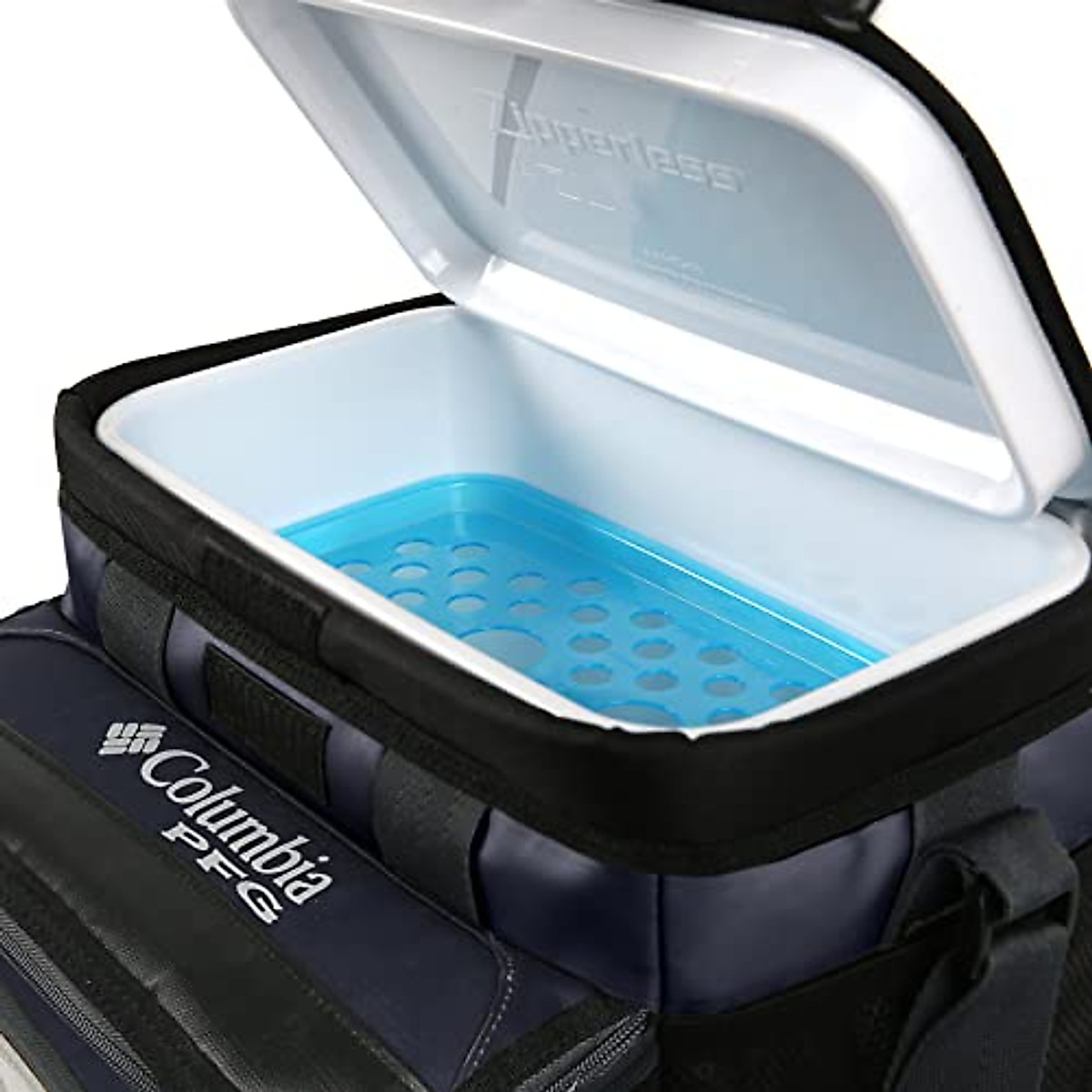 Columbia PFG Thermal Pack Cooler - Zipperless Hardbody Cooler with ThermaCool High Performance Insulation, HardBody Liner, and SmartShelf