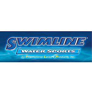 Swimline Basketball Hoop Giant Shootball Inflatable Fun Swimming Pool Water Game Set and UFO Lounge Chair Float with Built-in Squirt Gun, (2 Pack)