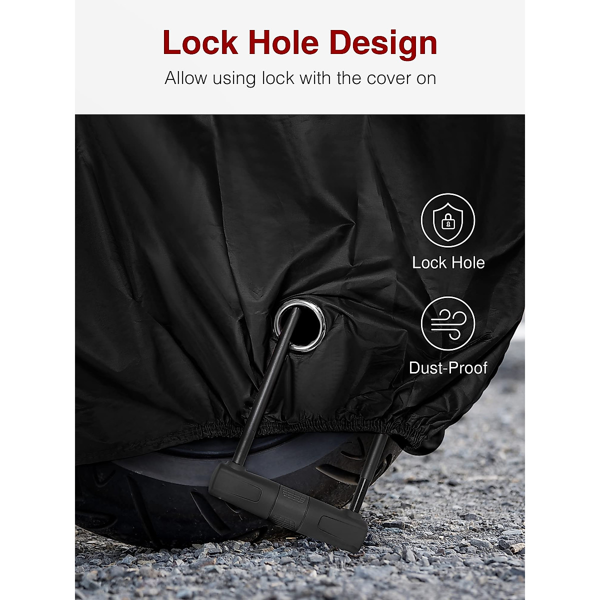 Puroma Motorcycle Cover, 105'' XXX-Large Heavy Duty Motorcycle Cover Waterproof Outdoor Indoor Scooter Shelter Protection with 4 Reflective Strips for Harley Davidson, Honda, Suzuki, Kawasaki, Yamaha