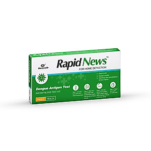 Rapid news dengue instant home blood test kit |NS1 antigen test | Instant result
