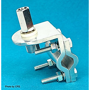 Workman Double Groove CB Radio Antenna Mount W/ SO239 Stud BRV1