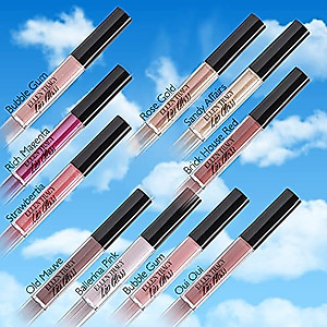 Enchante Ellen Tracy 10 Pc Lip Gloss Collection, Shimmery Lip Glosses for Women and Girls, Long Lasting Lip Gloss Set with Rich Varied Colors, Great Holiday and Birthday Gift