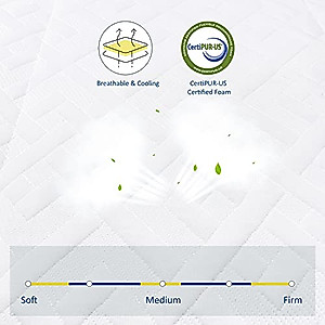 HOXURY Queen Mattress, 10 Inch Hybrid Mattress Queen Size, Memory Foam & Individually Wrapped Pocket Coils Innerspring Mattress in a Box, Pressure Relief & Cooler Sleeping