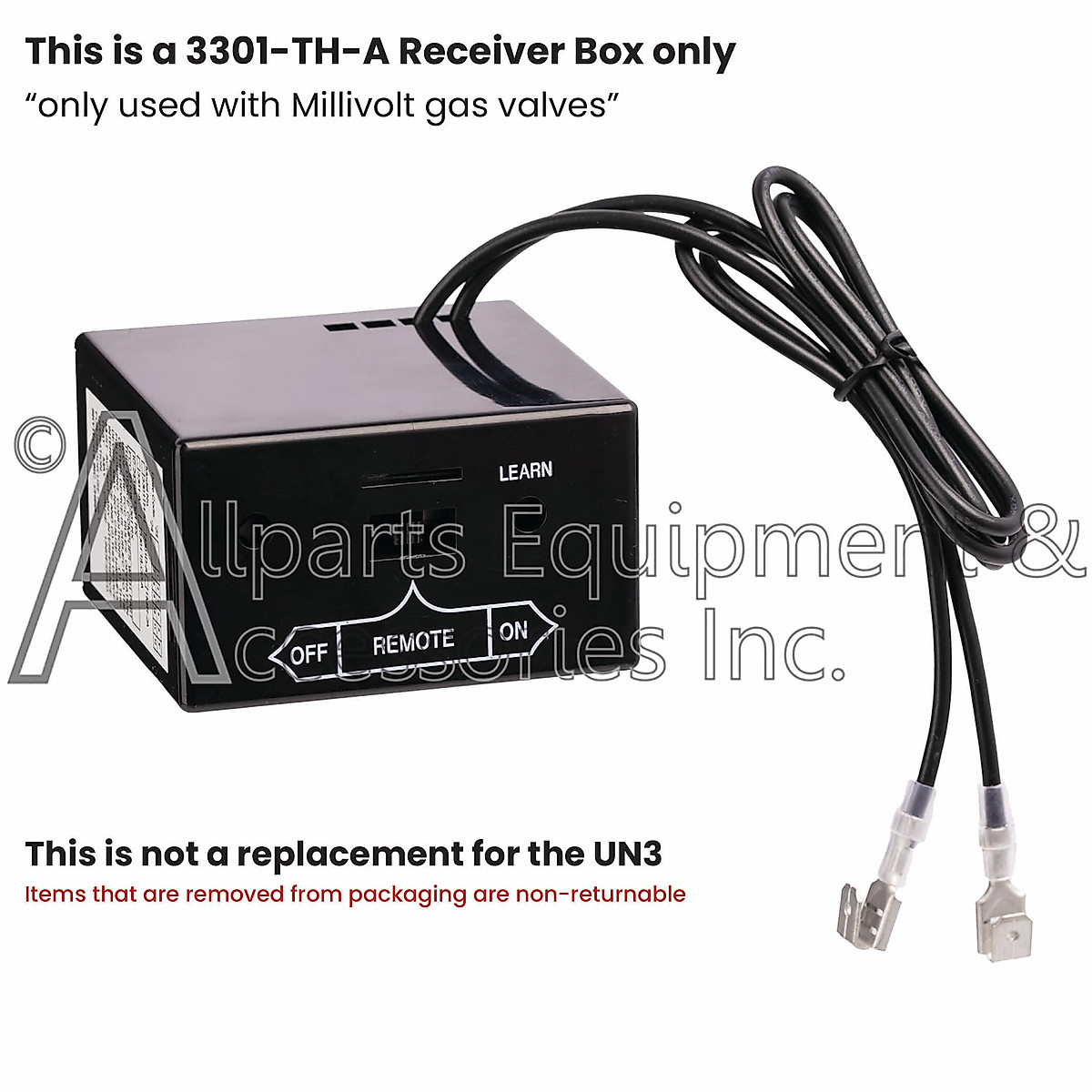 Skytech Receiver Box for 3301 Series Fireplace Remote Controls (SKY-3301-A-RX)