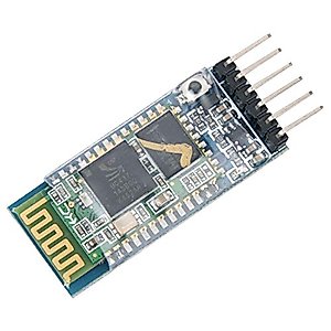 HiLetgo HC-05 Wireless Bluetooth RF Transceiver Master Slave Integrated Bluetooth Module 6 Pin Wireless Serial Port Communication BT Module for Arduino