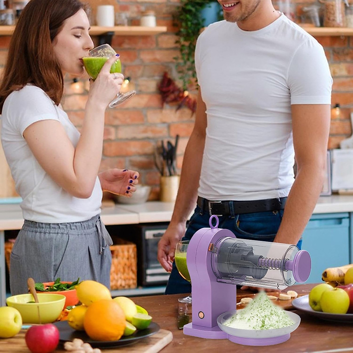 FAXIOAWA Portable Ice Crusher and Shaved Ice Machine with 2 Ice Cube Molds, Premium Electric Ice Shaver and Snow Cone Machine, USB Rechargeable Commercial Ice Shaver Crusher