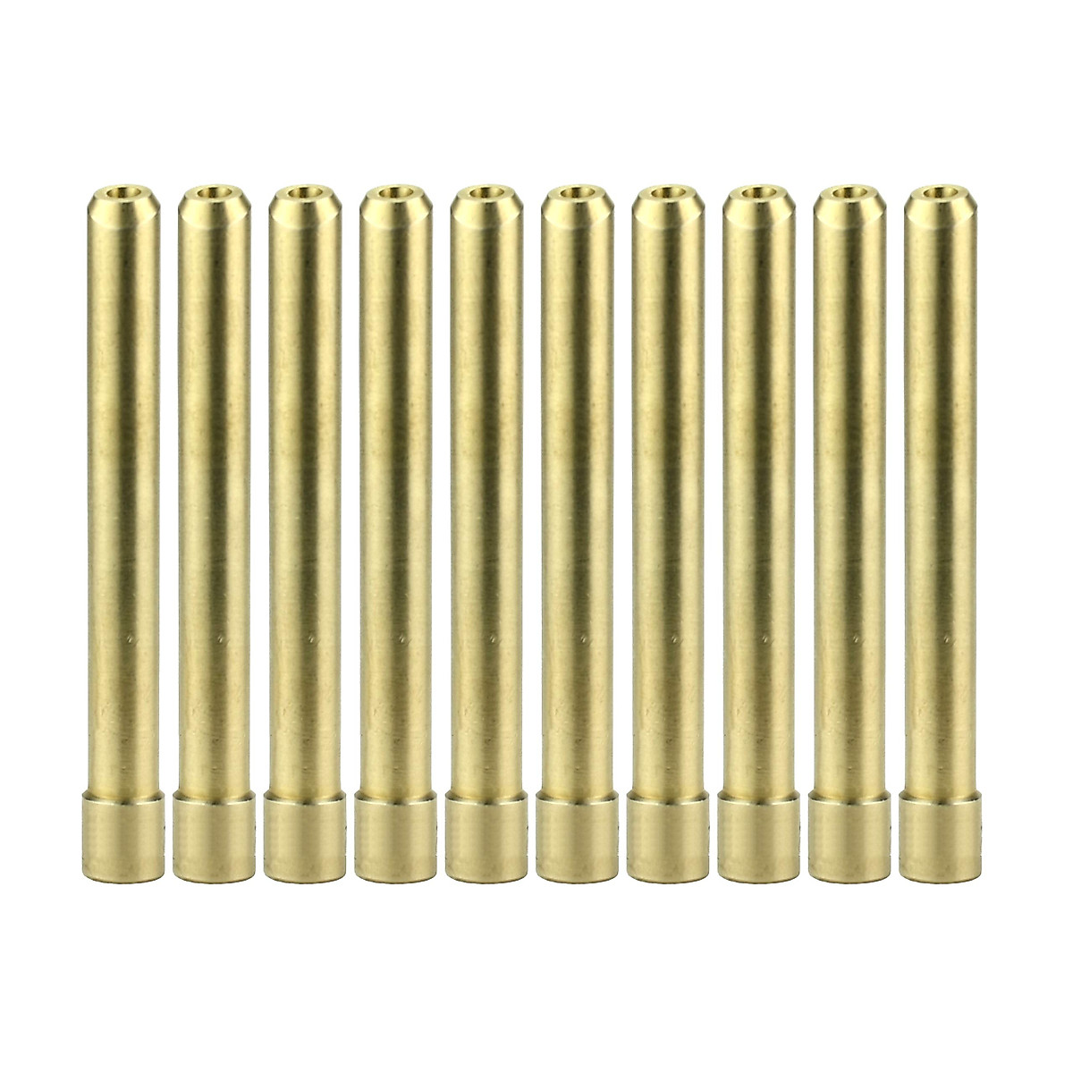 SÜA® - Long Wedge Collet for 17, 18 & 26 Series TIG Torches with Fused Quartz Argon-Saving Configuration - Size: 1/8'' - (10-PACK)