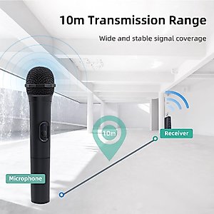 Mcbazel Wireless USB Gaming Microphone Compatible with Xbox Series X/S, PS5, Switch OLED, NS Switch, PC, PS4, PS3, PS2, Xbox One X/S, Xbox One, Xbox 360, Wii