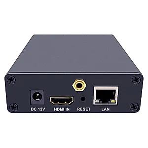 iseevy H.265 H.264 HDMI Video Encoder Mini IPTV Encoder for IPTV Live Stream Broadcast Support RTMP RTMPS SRT RTSP UDP RTP HTTP Protocols and Live Platforms