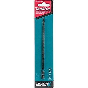 Makita A-96908 Impactx #2 Square Recess 6″ Power Bit