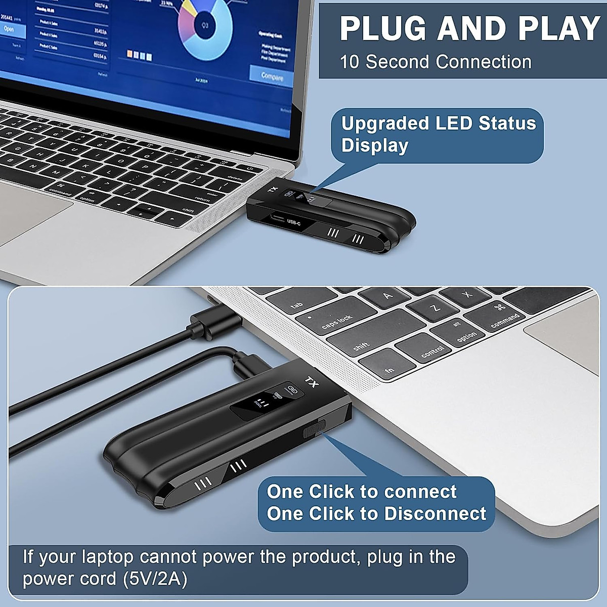 Wireless HDMI Transmitter and Receiver