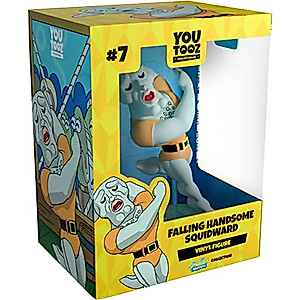Falling Handsome Squidward, 4.7" Squidward Collectible Figure - Youtooz Based on TV Series Spongebob Squarepants