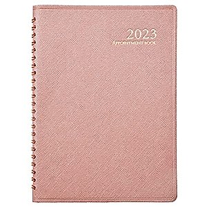 2023 Appointment Book - 2023 Weekly Appointment Book & Planner - 2023 Daily Hourly Planner 8.4" x 6.3", Mar 2023- Dec 2023, 30-Minute Interval, Soft Leather Cover, Improving Your Time Management Skill