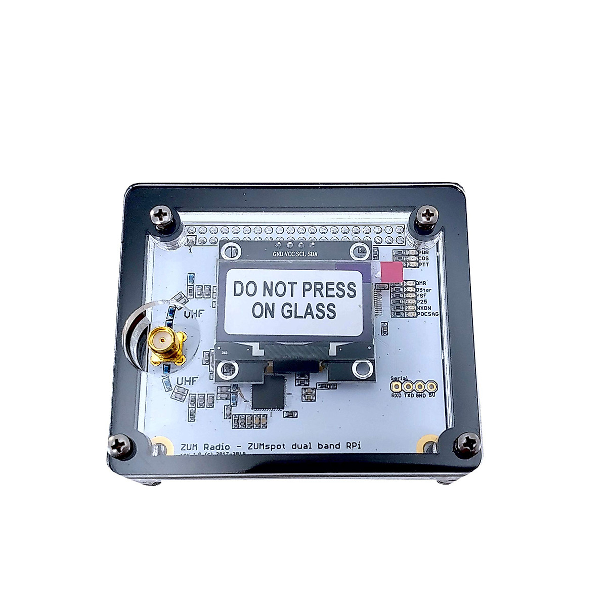 C4Labs - Dual Band Kit Case – fits: Zumspot Dual Band Rpi 1.0 & Raspberry Pi Zero with Header