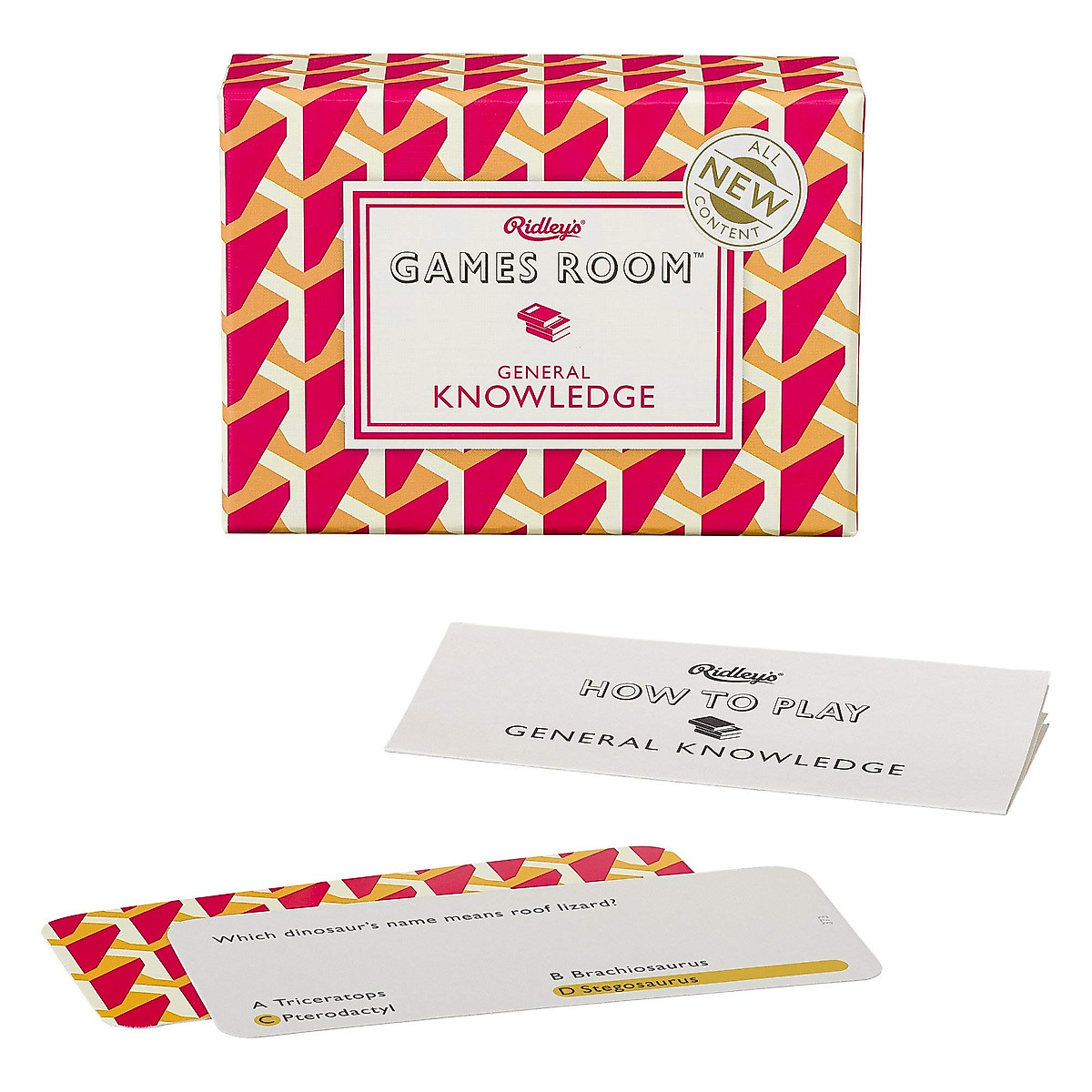 Ridley’s General Knowledge Trivia Card Game – Quiz Game for Kids and Adults – 2+ Players – Includes 140 Unique Questions Cards – Fun Family Game – Makes a Great Gift